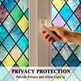 Window Privacy Film Static, Colorful Translucent Film for Glass Door ...