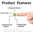 20 Sheet Self-Adhesive Paper Decorative Stickers for Party Decorative ...