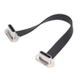 NSKBBM-Cord Dual Angled Ultra Slim Flat USB-C Type C to USB-C Power ...