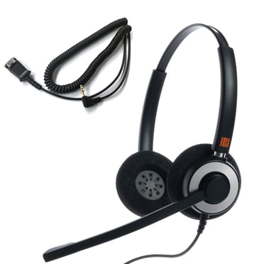 IPD IPH-165 Binaural Phone Headset with HIS-02 cable and Noise ...