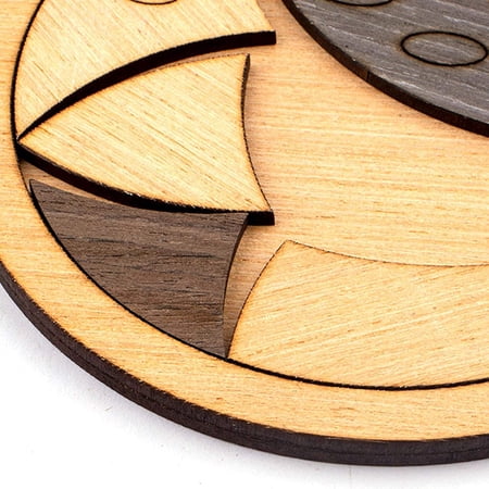 Wooden Jigsaw Puzzle, Unique Irregular Shape Brain Teaser Puzzles Gift ...