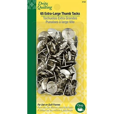 Dritz 86793 Dritz Quilting Extra Large Thumb Tacks-65-Pkg - Walmart.com