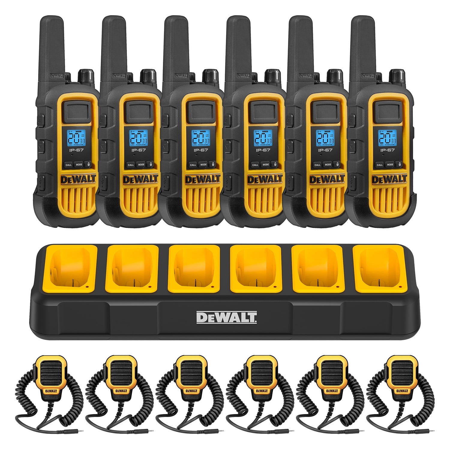 Click here for 6-Pack Dewalt Dxfrs800 Worksite Walkie Talkies + R... prices