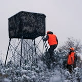 Rivers Edge® Single Man Hunting Outpost Tower Stand with Metal ...