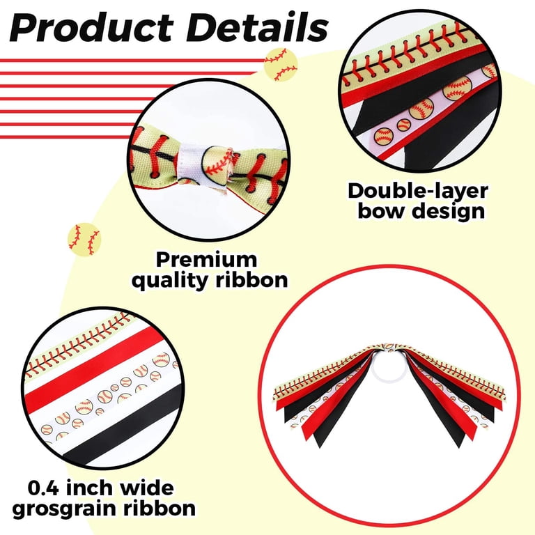 Hair Ribbons For Softball Players