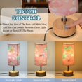 BZSMCE Soft Watercolor Flowers Pattern Printed 3 Color Touch Control ...
