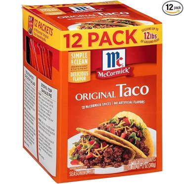 McCormick Mexican Style Street Corn Taco Seasoning Mix, 1 oz (Pack of ...