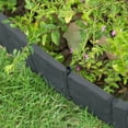 10pk Interlocking Stakes Lawn Border, Cobbled Stone Style Plastic ...