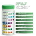 AAwipes Pool Test Kit 7 in 1 |100 Pool Test Strips | Pool PH Testing ...