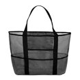 SDJMa 35L Large Beach Bag Pool Bags, 8 Pockets Quick Dry Mesh Beach Tote Bag Shoulder Bag for ...