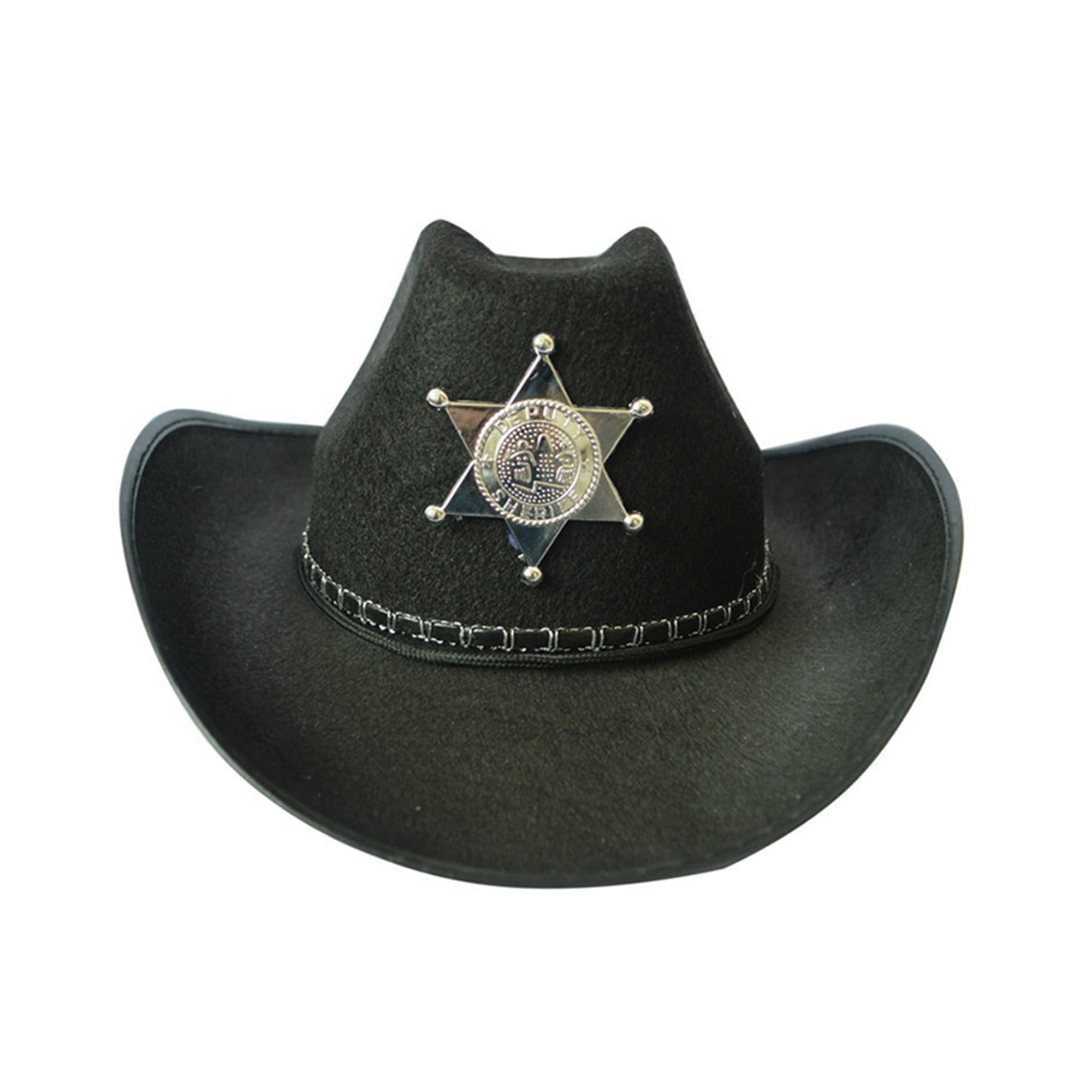 Douhoow Adult Halloween Western Cowboy Hat Fancy Dress Up Cowboy Role ...