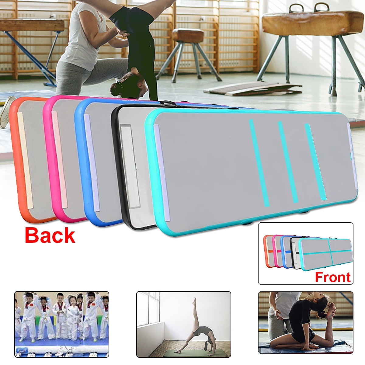 1Pcs 9.8FTx 2.95FTx 0.32FT Inflatable Gymnastics Mat Air Floor Tumbling ...