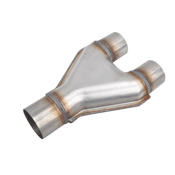 FGJQEFG T409 Stainless SteelExhaust Stamped Y Pipe 2.25'' Inch ID ...