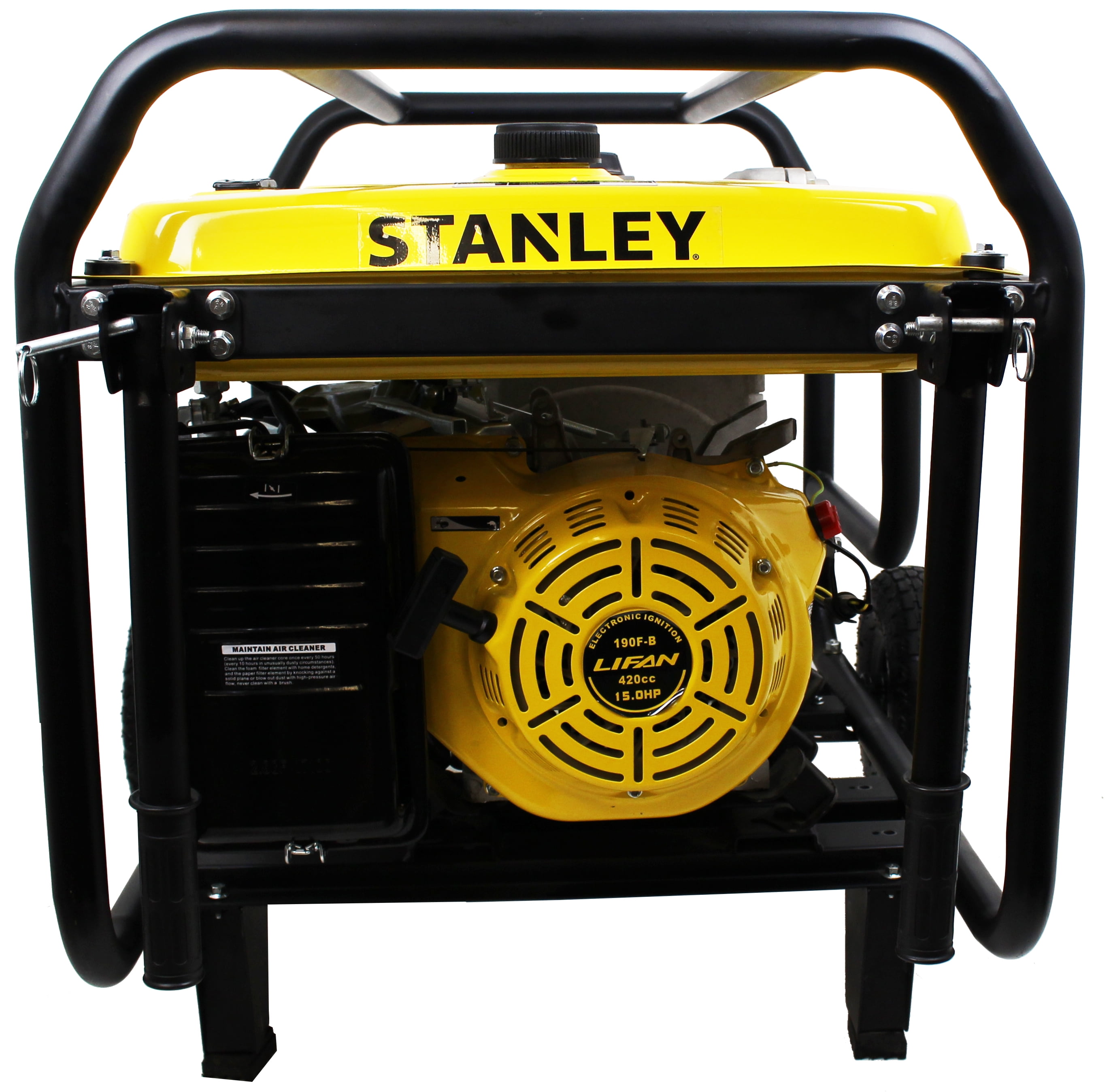 STANLEY 15 HP Non-Submersible 4 in. Full Trash Water Pump, Heavy Duty ...