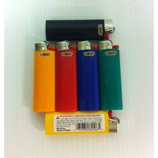 Bic Classic Disposable Lighter, Colors May Vary 1 ea (Pack of 6 ...