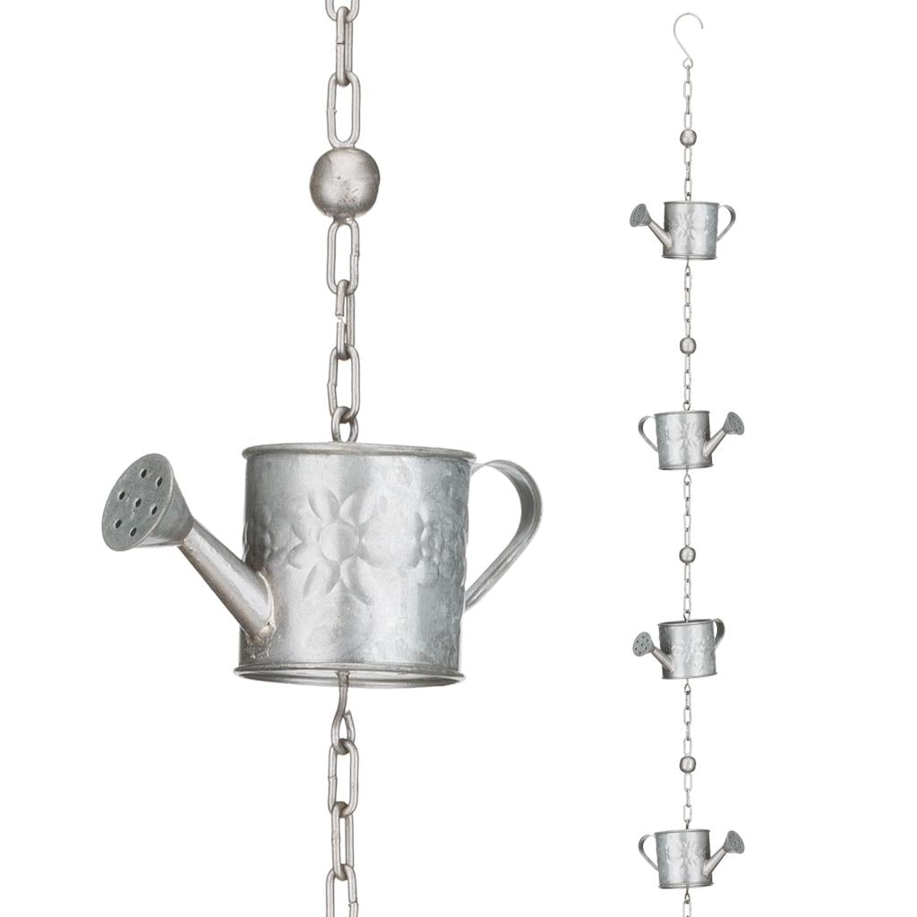 Regal Art and Gift 20354 - 100" Galvanized Watering Can Chain - Walmart.com