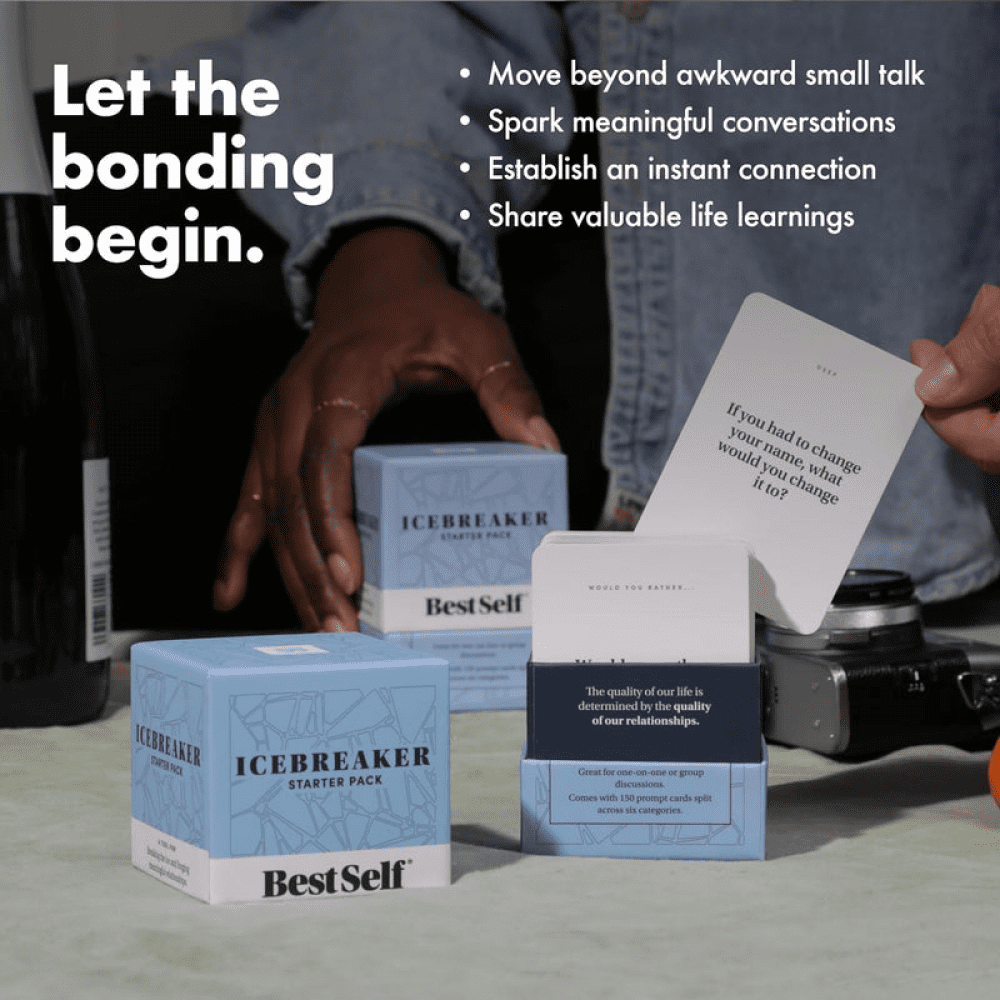 Bestself icebreaker deck - fascinante juego de rompehielos con 150 ...