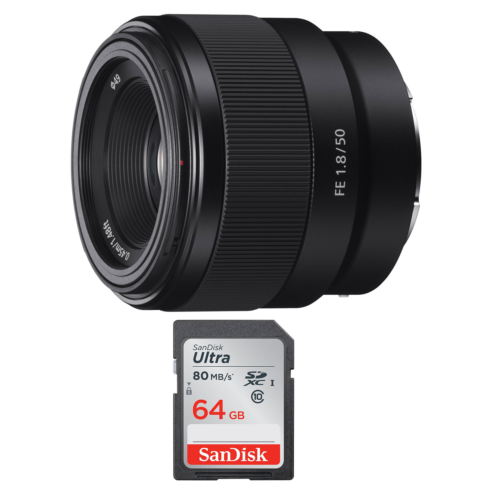 Sony FE 85mm F1.8 Full-frame E-mount Fast Prime Lens (SEL85F18) with ...