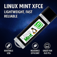 Linux Mint XFCE 64-bit Bootable Live USB Flash Drive - Try, Install and ...
