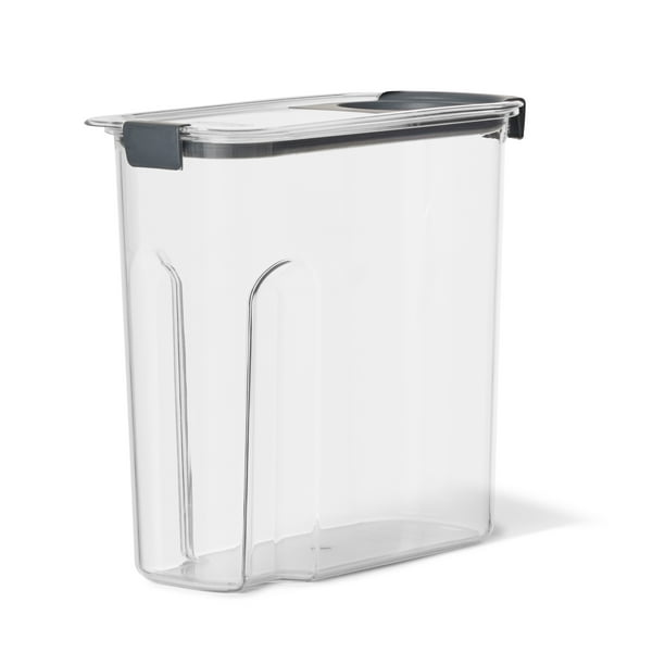 Rubbermaid Brilliance Pantry Cereal Keeper, 18-Cup Airtight Cereal ...