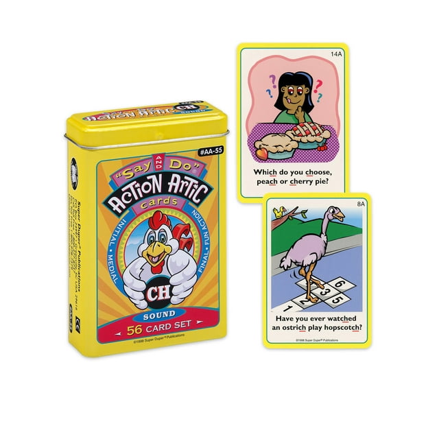 Super Duper Publications | Say and Do Action Articulation CH Sounds Fun ...
