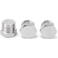BDKWID-1/2" NPT Male Outer Hex Head Thread Plug Pipe Fitting, 304 ...
