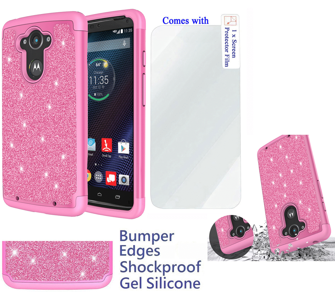 for 5.2" Motorola moto DROID TURBO 1st GEN Case Phone Case Glitter ...