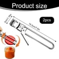 2 count Adjustable Stainless Steel Jar Opener - The Adjustable Jar ...