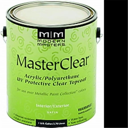 MODERN MASTERS ME664 1 Gal. Satin Master Clear Metallic Topcoat ...