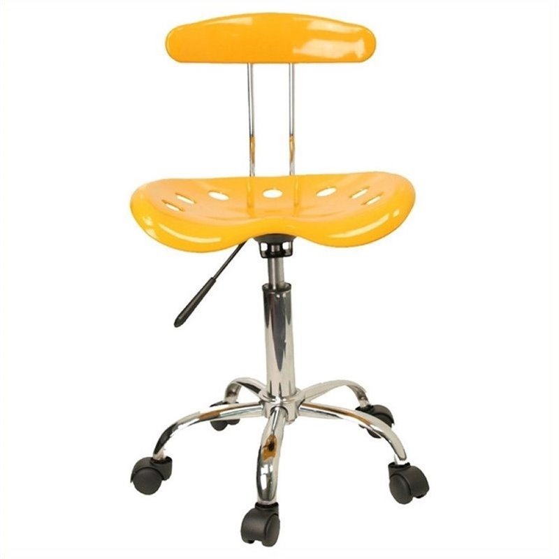 Scranton & Co Computer Task Office Chair in Yellow - Walmart.com