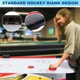 RayChee 54in Foldable Air Hockey Table with 2 Pucks, Pushers & Electric ...