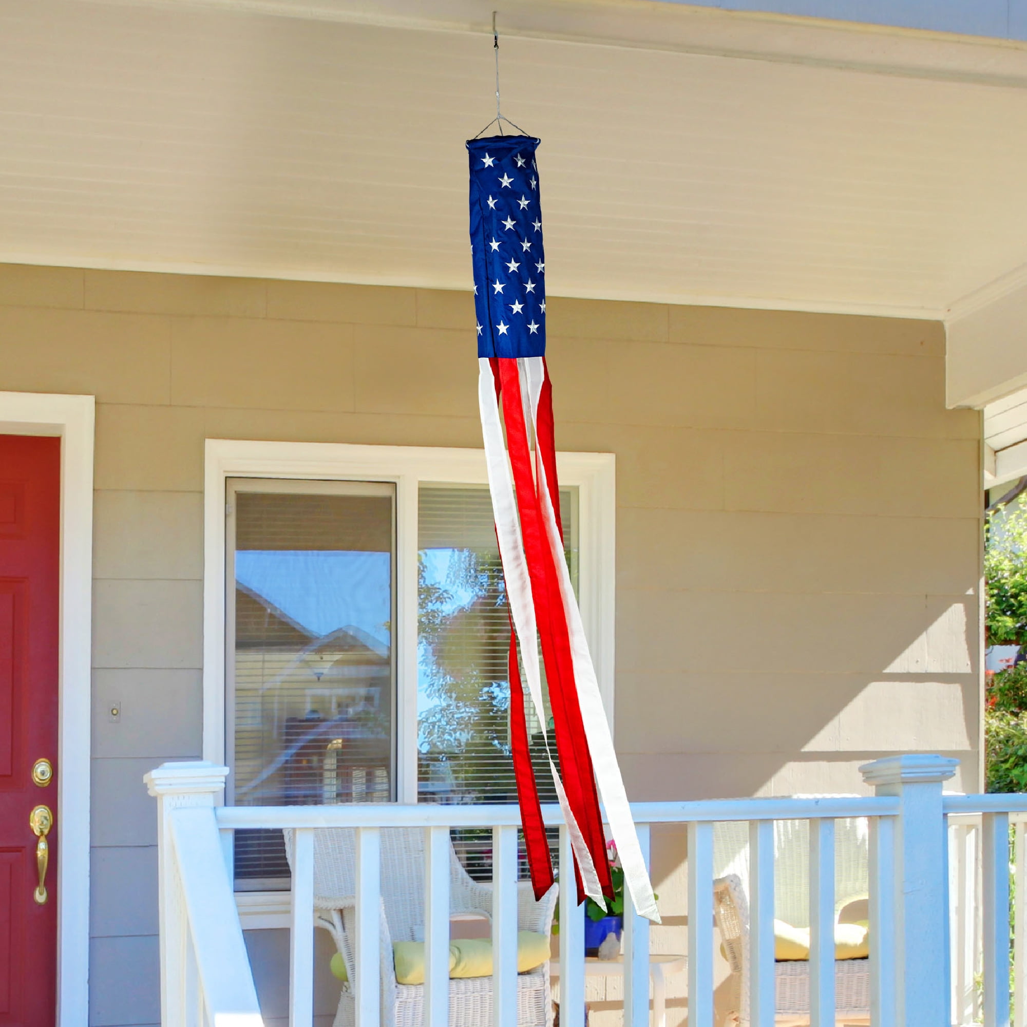 G128 - US American Windsock Flag | 60 inch | Embroidered 210D ...