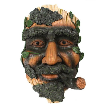 Tree Faces Decor Outdoor Whimsical Old Man Tree Hugger Statues Flower ...