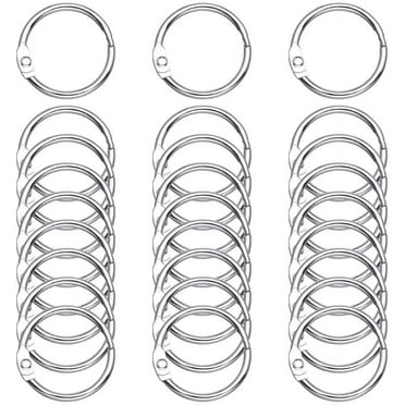 Yesbay 1 Box Book Rings Multi-color Flexible Plastic Book Loose Leaf ...