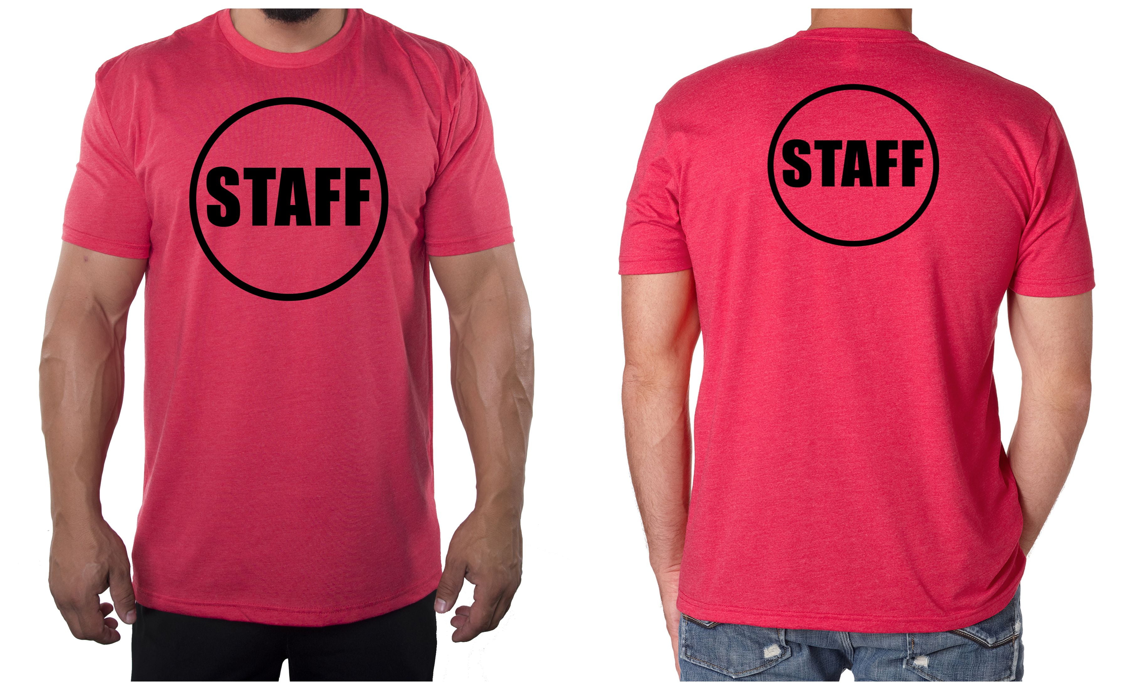 Staff Employee T-shirts Event Crew T-shirts for, Festivals, Concerts ...