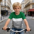 Boys Casual Crewneck Long Sleeve Shirt Youth Comfortable Blend Top For ...