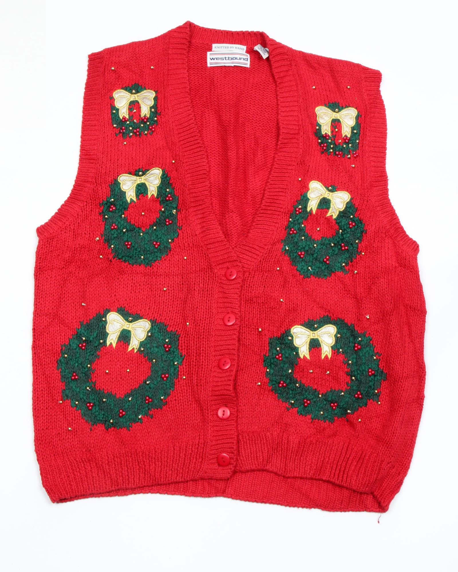 Vintage One of a kind Ugly Christmas Holiday Sweater Vest - X-Large ...
