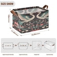 Folding Iron Frame Storage Basket Mediumx1 Storage Basket Open Home ...