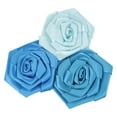 Offray Turquoise Blue, Hand-Crafted, 3 Satin Rosette Cluster Is Great ...