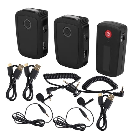 Wireless Microphone, Long Distance Transmission 2 Modes Interview ...
