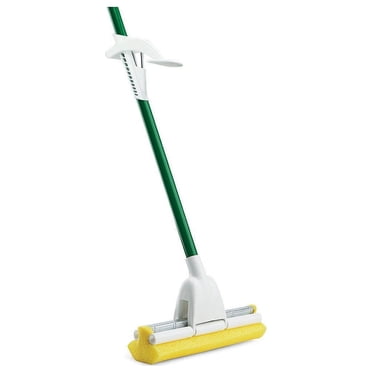 "Libman Nitty Gritty Roller Mop with 10"" Tear-Resistant Sponge & Green ...