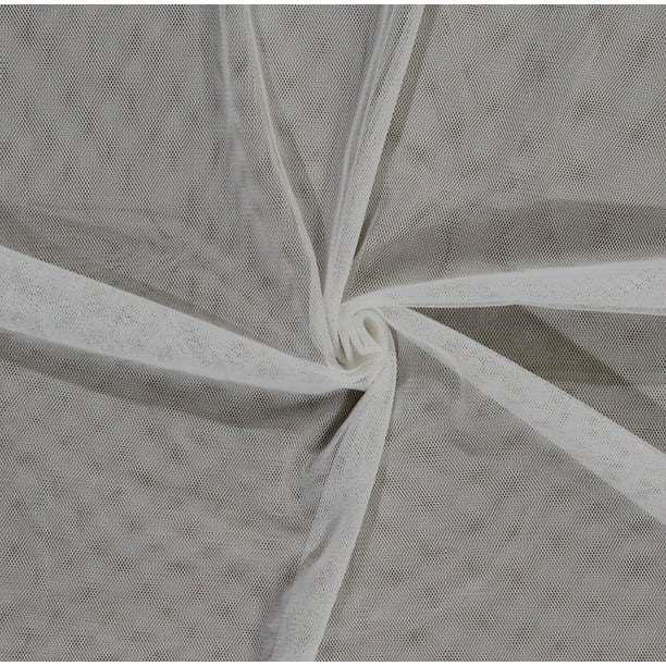 Ivory English Netting Polyester Mesh Net Fabric By the Yard (IVORY ...