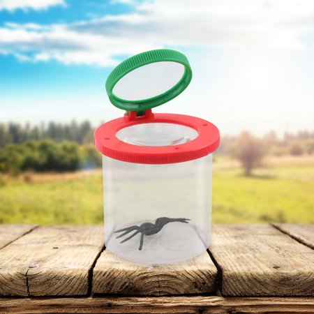 yuyomalo Insect Bug Viewer Magnifier Container with 3/6X Double Lens ...