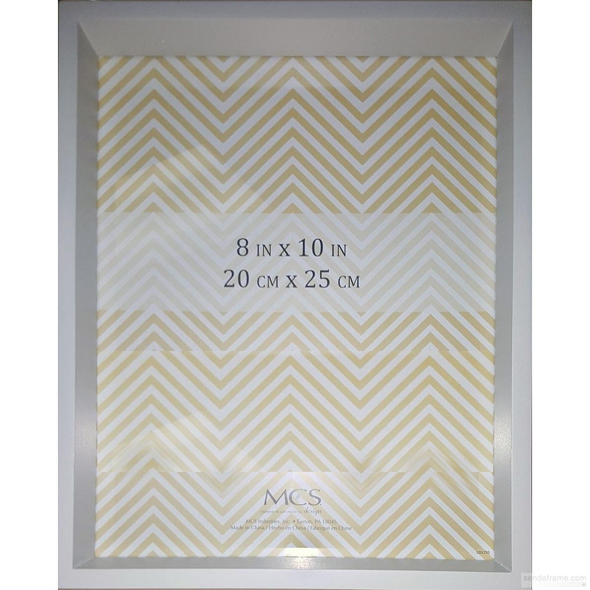 Light-Gray Shadow Box frac34 in depth Wood 8x10 frame by MCS - 8x10 ...