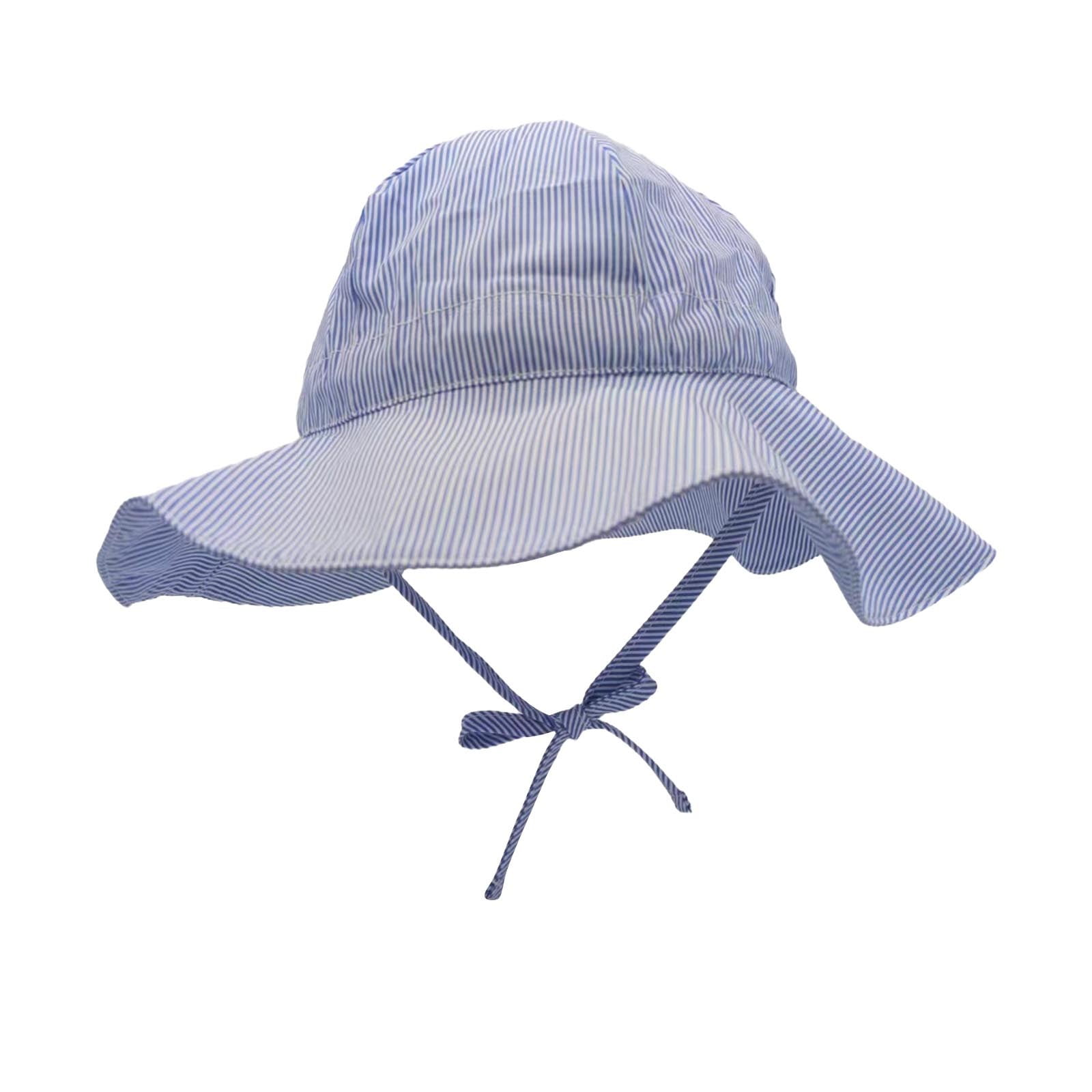 Click here for Besolor Toddler Baby Sun Hat Kids Summer Striped A... prices