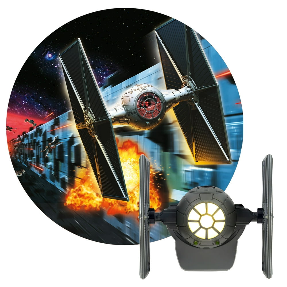 Projectables Star Wars LED Night Light, TIE Fighter, Dusk-to-Dawn ...