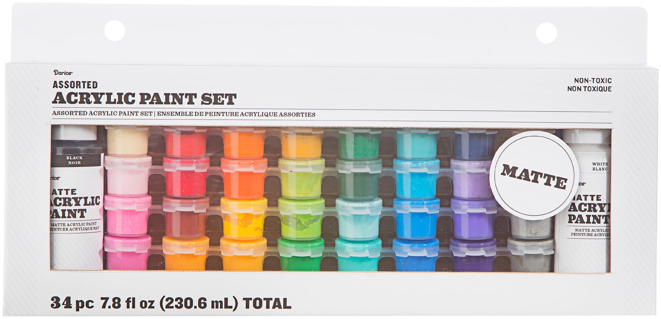 Acrylic Paint Pot Set 34/Pkg-Matte | Walmart Canada