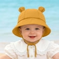Children Winter Hats Newborn Sun Hat Baby Bear Ears Fisherman's Hat Sun ...