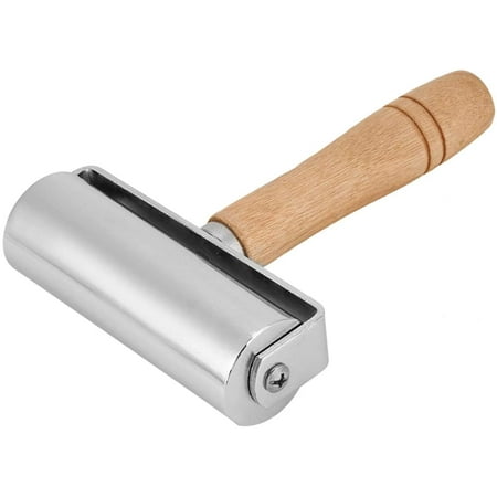Leathercraft Wooden Handle Hand-Made Leather Rolling Press Edge Roller ...