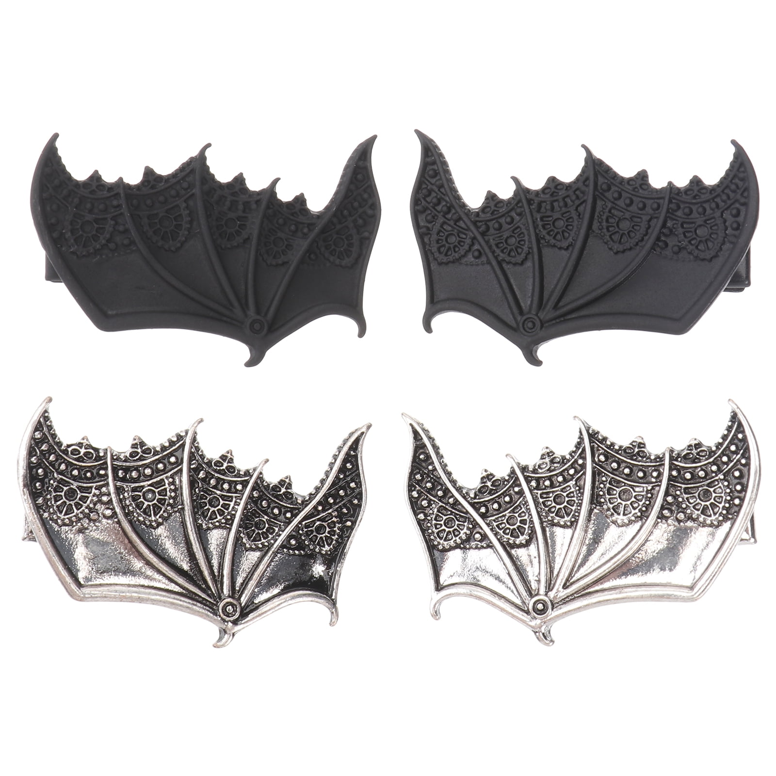 Hair Clips Bat Halloween Wings Wing Clip Hairpin Barrettes Accessories ...